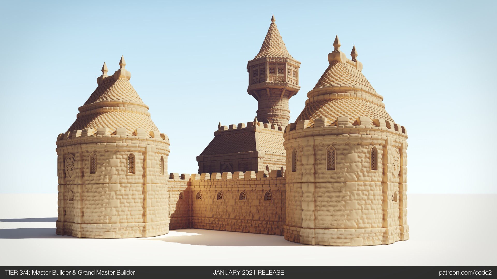 Medieval Modular Bank Building With Vault | 15mm 28mm 32mm Fantasy Dnd ...