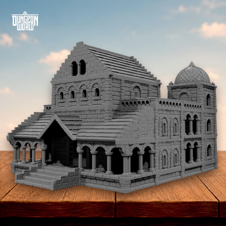 Dorfhaus Terrain DnD | 15 mm 28 mm 32 mm Fantasy Cottage Gebäude ...