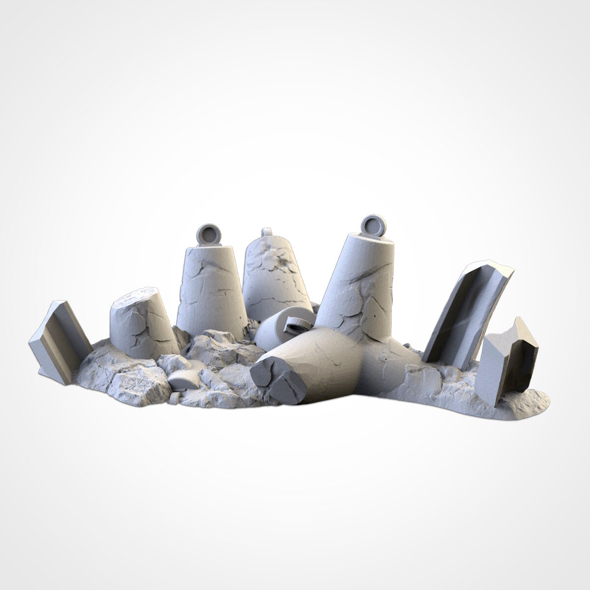 War Bunkers Modular Terrain 15mm 28mm 32mm Wargaming Battlefield ...