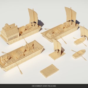 Ultimate Boats, Rafts, Barges Set | Dungeons and Dragons | D&D ...