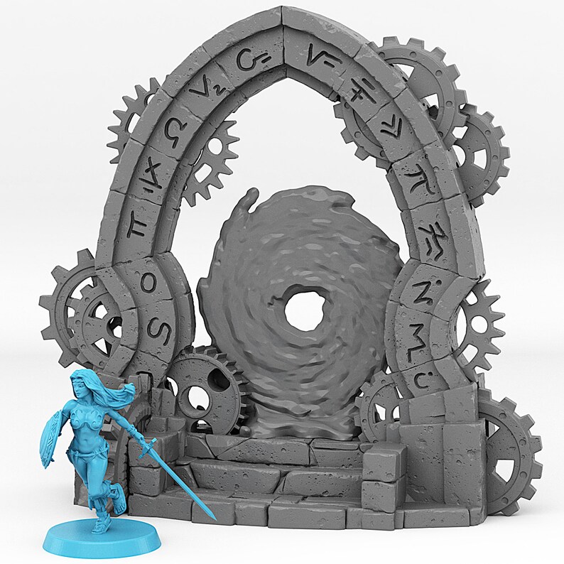 Clockwork Portal Arcane Gate Modular Terrain Dungeons and Dragons ...
