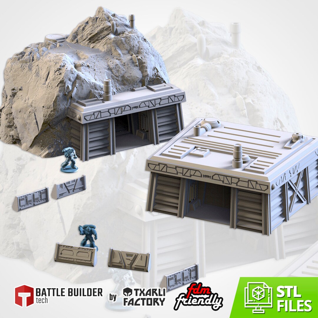 Bunkers by Txarli Factory | Post Apocalyptic | Wargames | Dnd ...