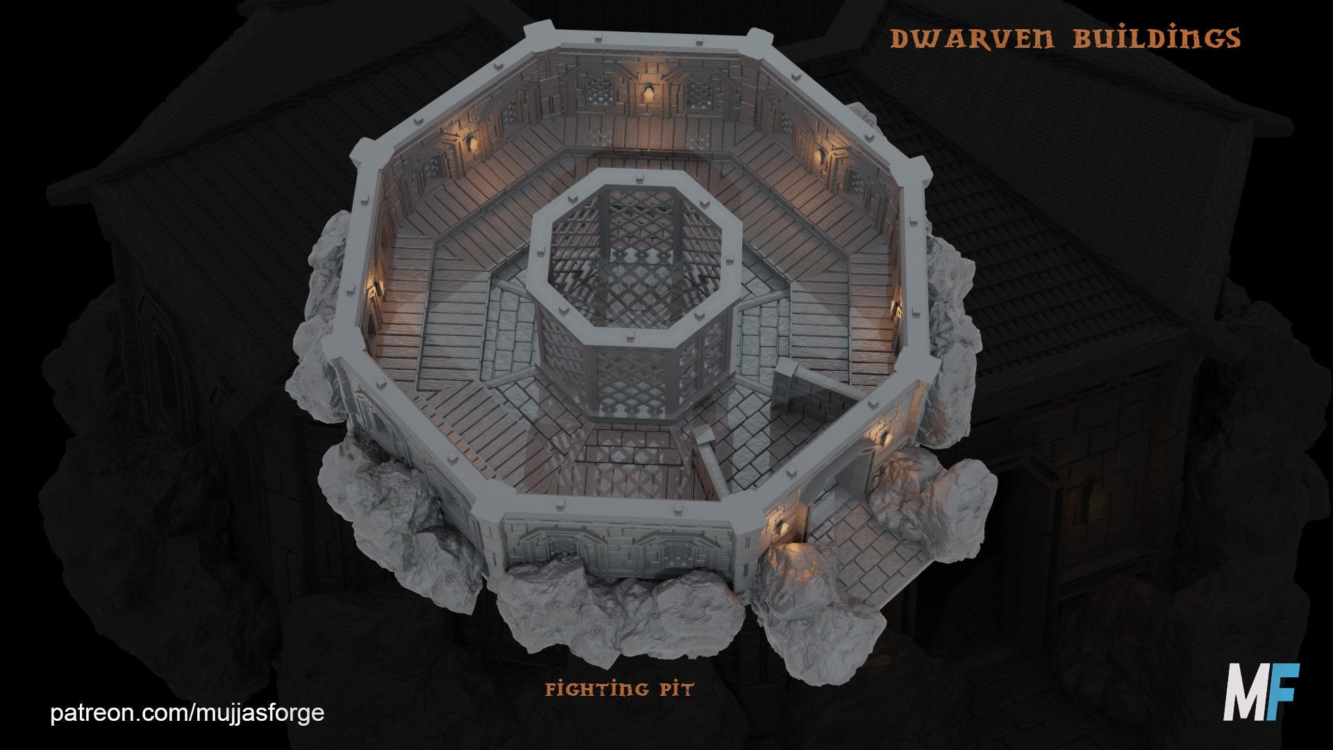 Dwarven Fighting Pit by Mujja's Forge Dungeons and Dragons D&D Wargames ...