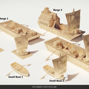 Ultimate Boats, Rafts, Barges Set | Dungeons and Dragons | D&D ...