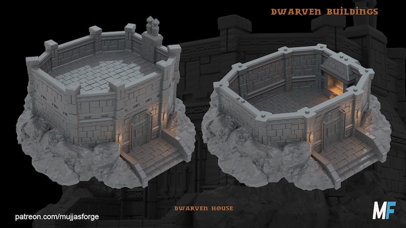 Dwarven Outposts by Mujja's Forge Dungeons and Dragons Wargames Dnd ...