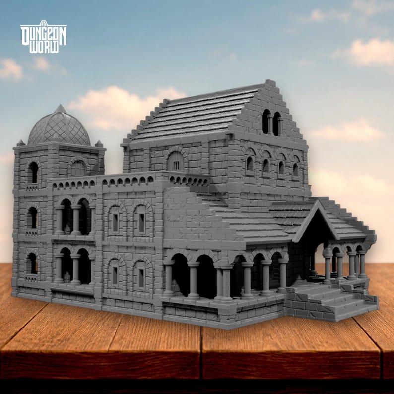 Dorfhaus Terrain DnD | 15 mm 28 mm 32 mm Fantasy Cottage Gebäude ...