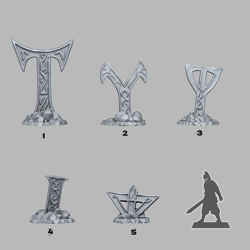 Mysterious Cursed Cross (5 Models) • Fantastic Plants and Rocks • by ...