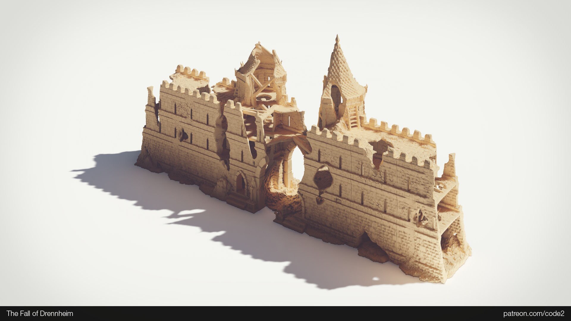 Crushed City Gate of Drennheim by Wonderworlds Dungeons and Dragons D&D ...