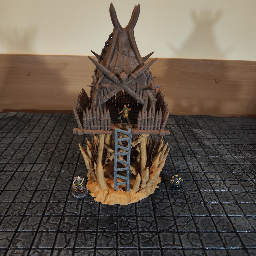 Orc Watchtower 28mm Dungeons and Dragons D&D Wargames Dnd Tabletop ...