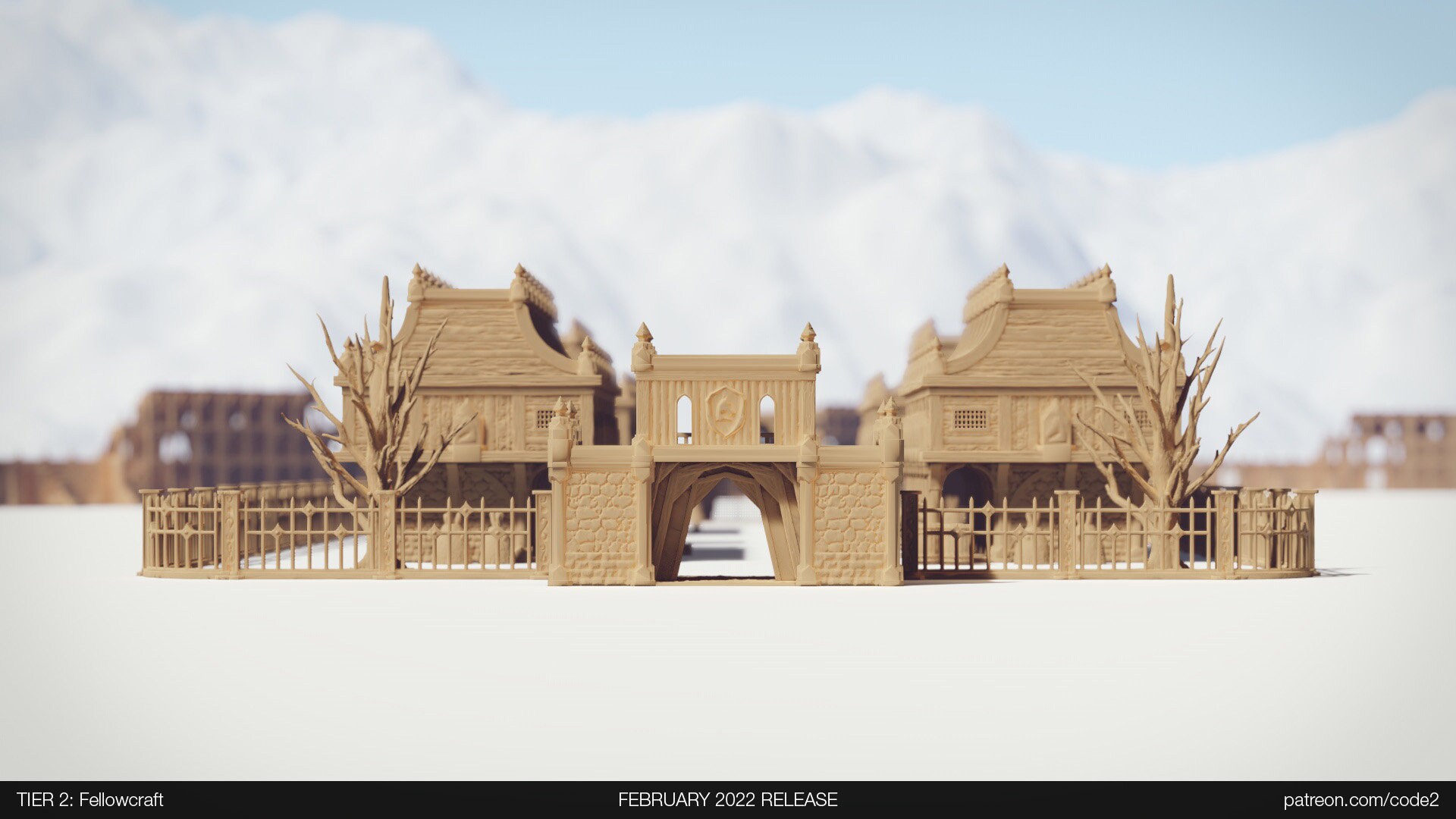 Medieval Fantasy Stables Terrain | 15mm 28mm 32mm Dnd Tabletop Building ...