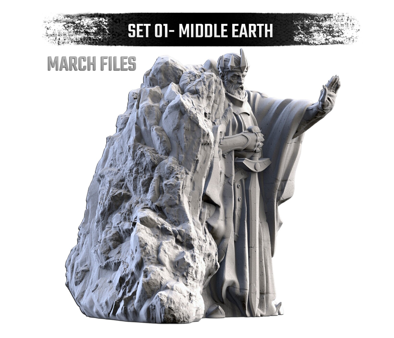 Colossal Fantasy Statues & Monument Ruins – Middle-earth Style Terrain ...