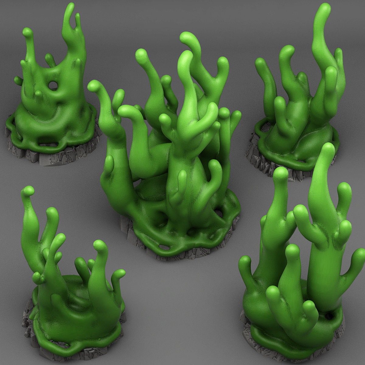 Slime Eruption Fantastic Plants and Rocks by Print Your - Etsy