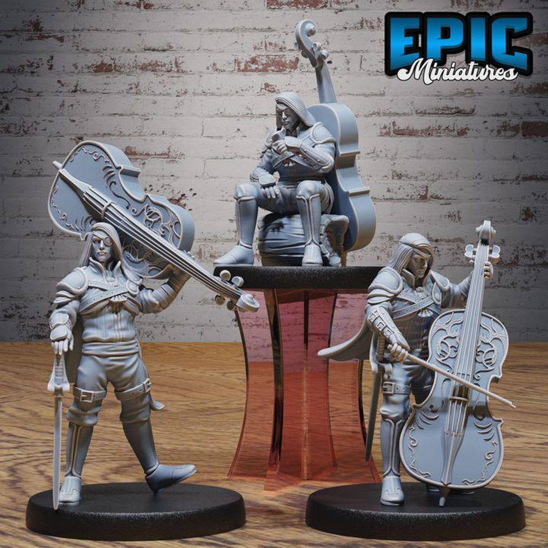 Vagabond Bard (3 Poses) • Adventurer Guild • EPIC Miniatures | Dungeons ...