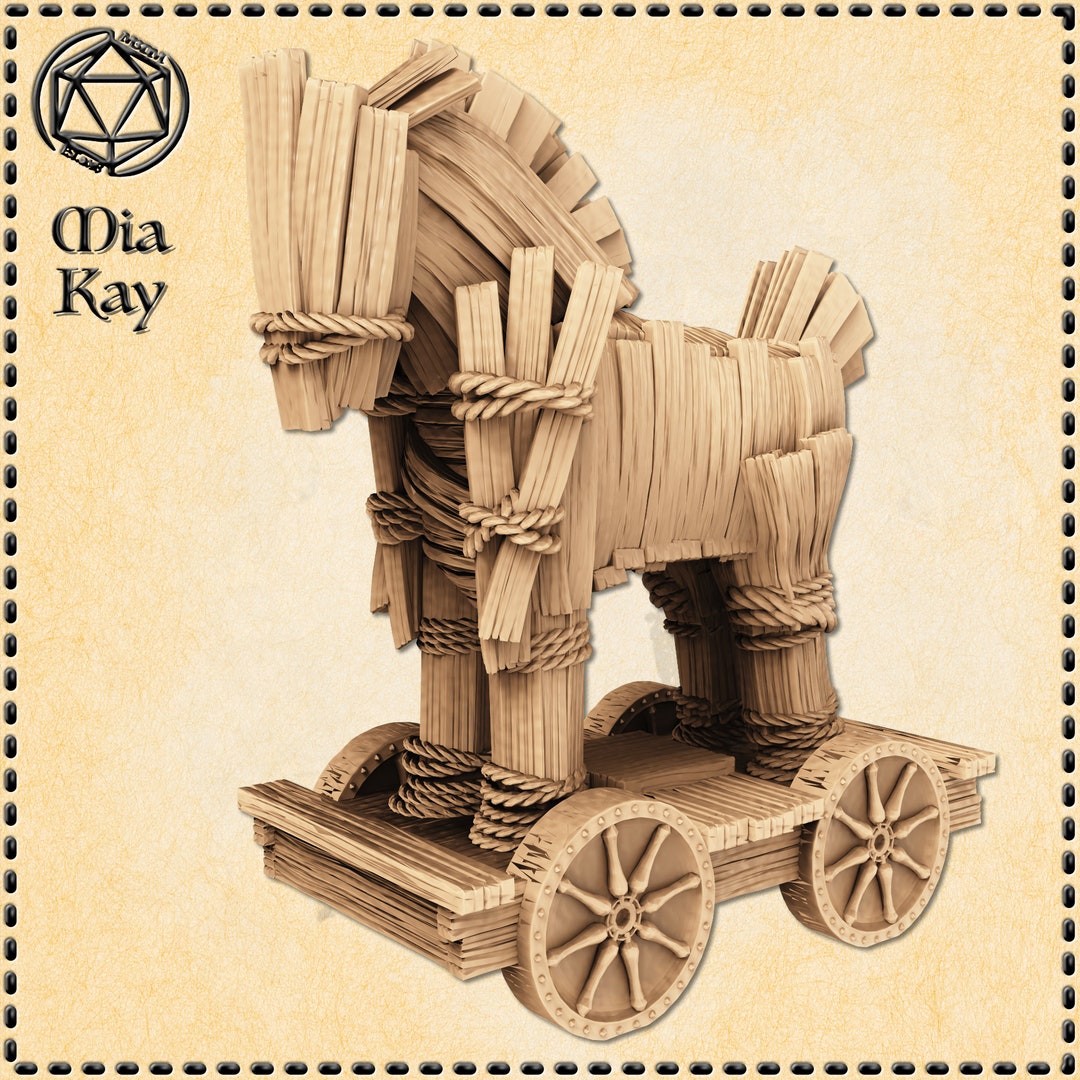 Trojan Horse • Greek Mythology • by M3DM | Dungeons and Dragons | D&D ...