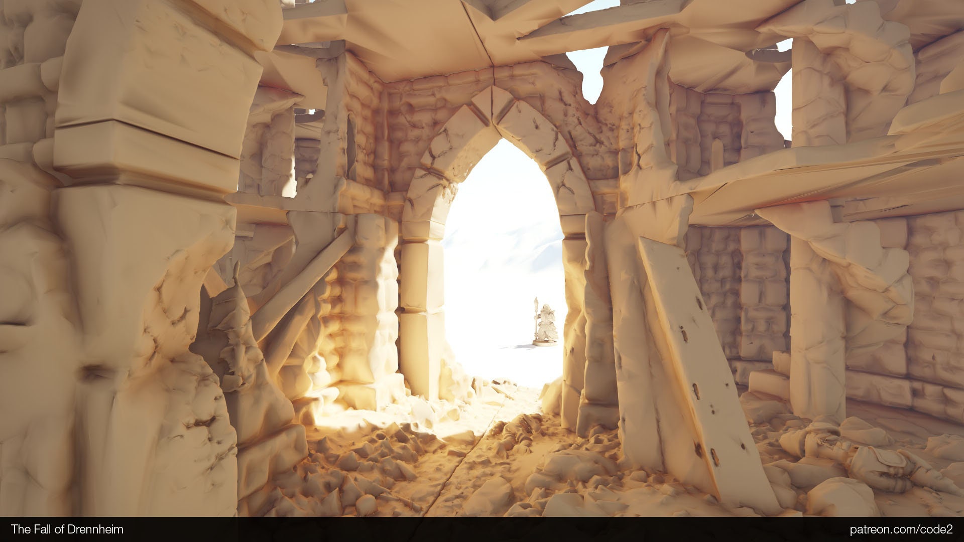 Crushed City Gate of Drennheim by Wonderworlds Dungeons and Dragons D&D ...