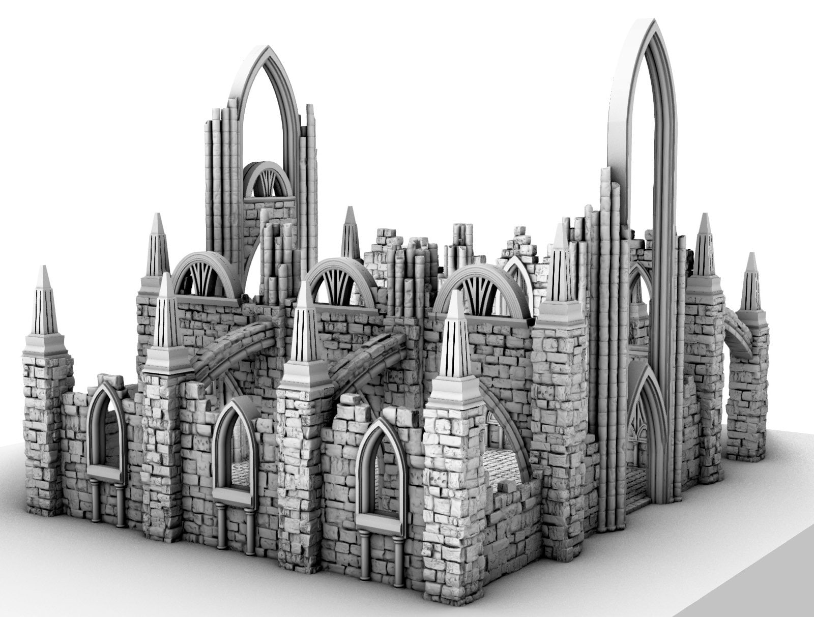 Ruined Citadel by Gamescape3d Dungeons and Dragons D&D - Etsy