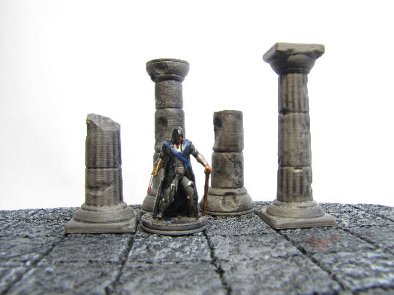 Modular Pillars 4x Set for Dungeons and Dragons D&D Pathfinder RPG 5e ...