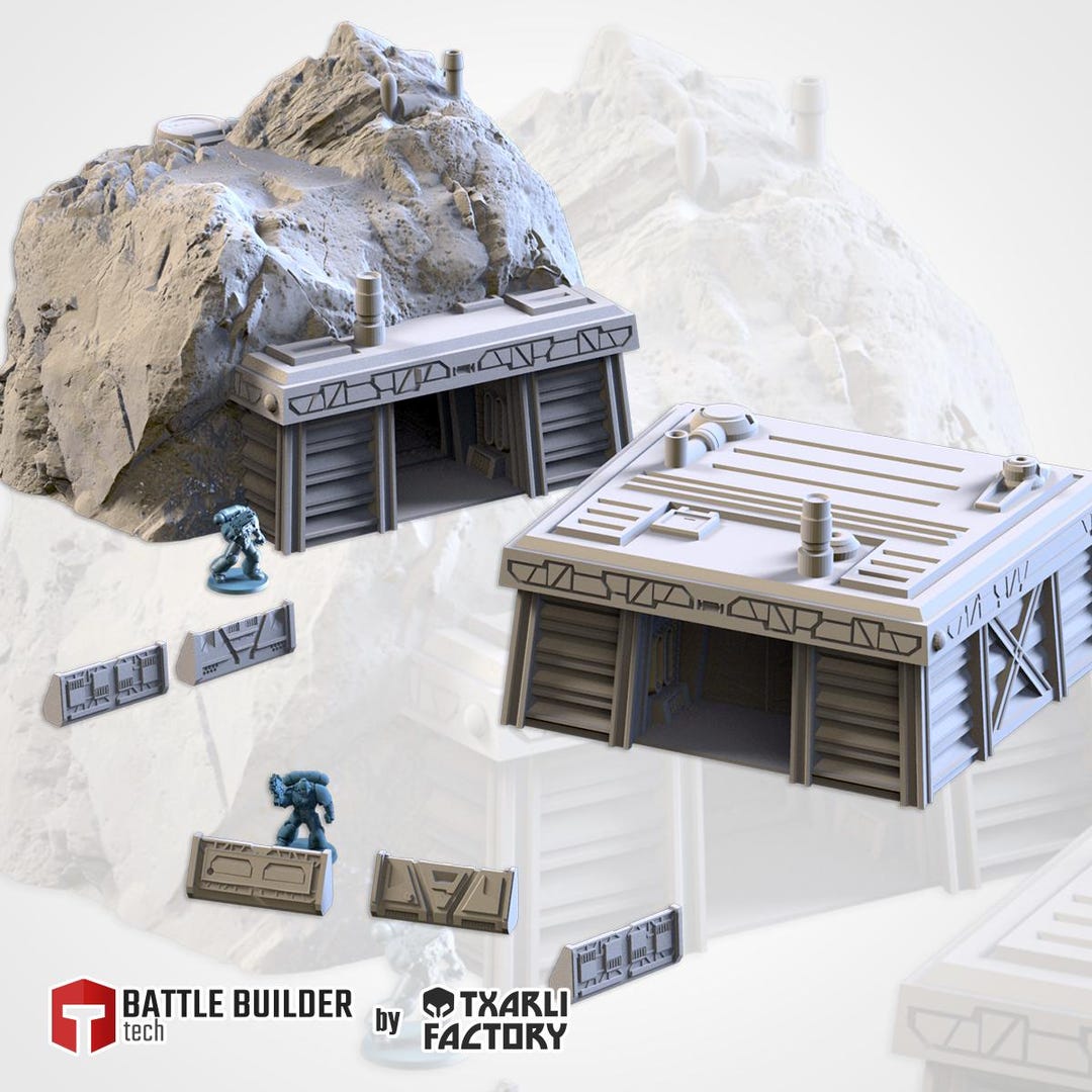 Sci-fi Bunkers – Modular Underground Military Bases & Scatter Terrain ...