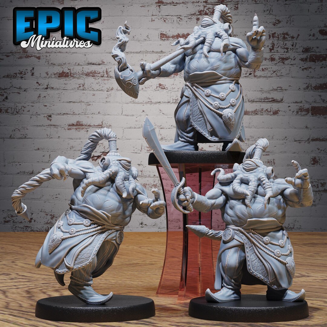Octo Folk Pirate (3 Poses) • Corsair Waters • EPIC Miniatures ...