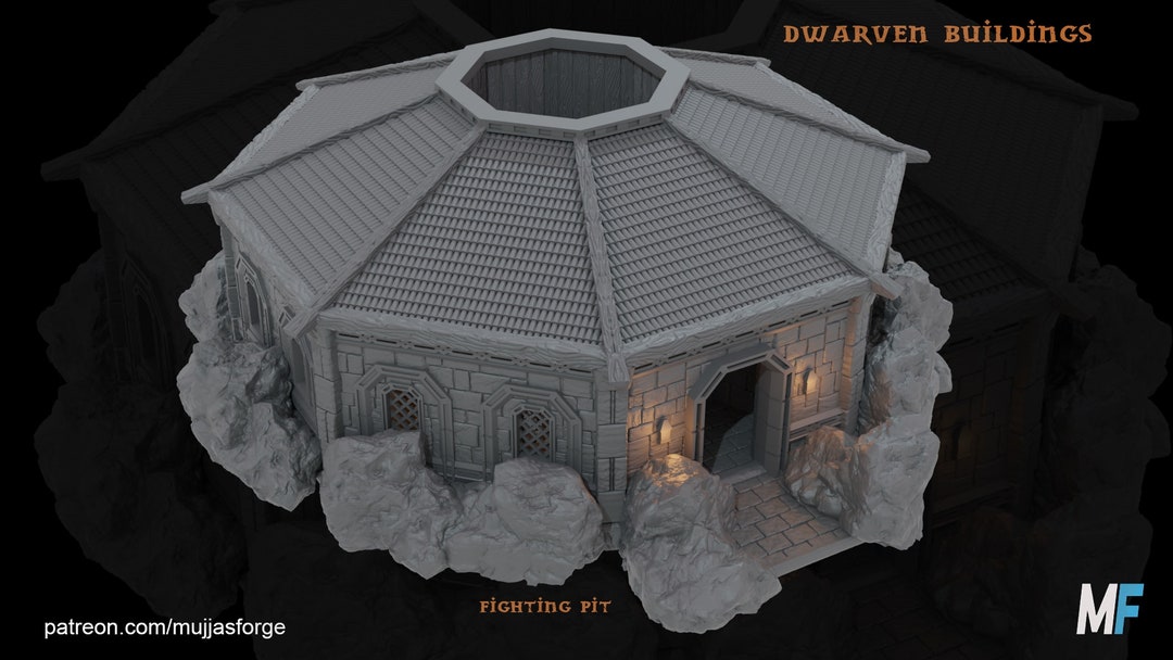 Dwarven Fighting Pit by Mujja's Forge | Dungeons and Dragons | D&D ...