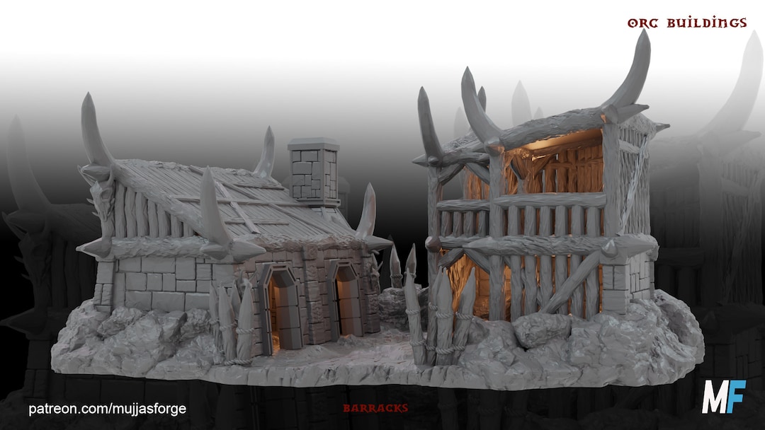 Orc Barracks by Mujja's Forge | Dungeons and Dragons | D&D | Wargames | Dnd | Tabletop Games ...