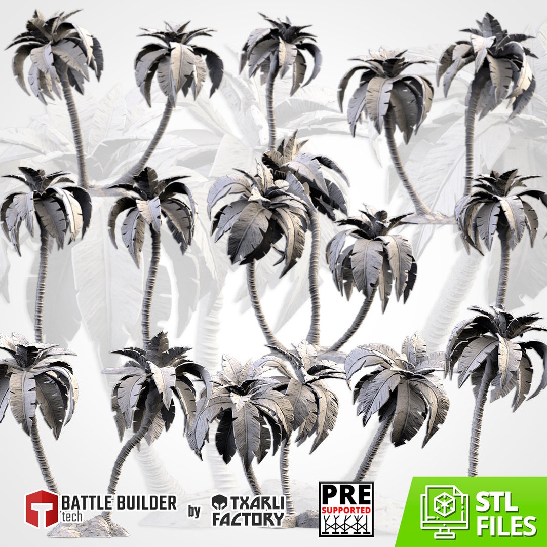 Palms 16 Models by Txarli Factory Post Apocalyptic Wargames Dnd ...