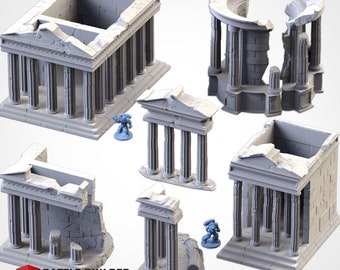 Temple Set: Portals Invocation Circles and Fountains D&D - Etsy