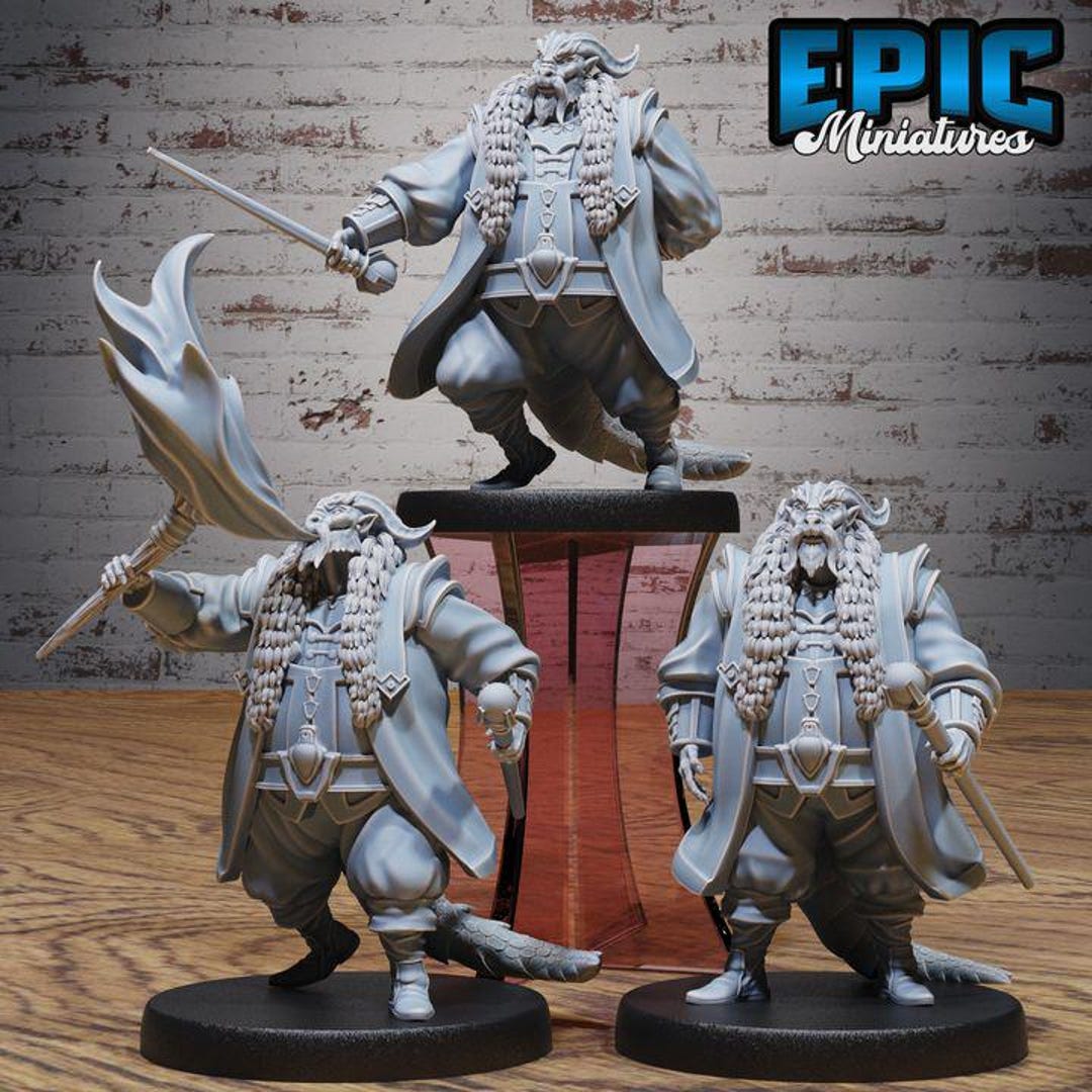 Dragonborn Noble (3 Poses) • Adventurer Guild • EPIC Miniatures ...