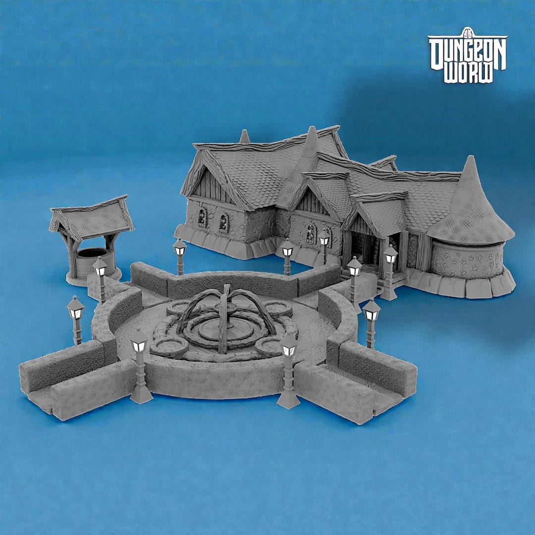 Noble Estate Mansion Terrain | 15mm 28mm 32mm Dnd House Fantasy ...