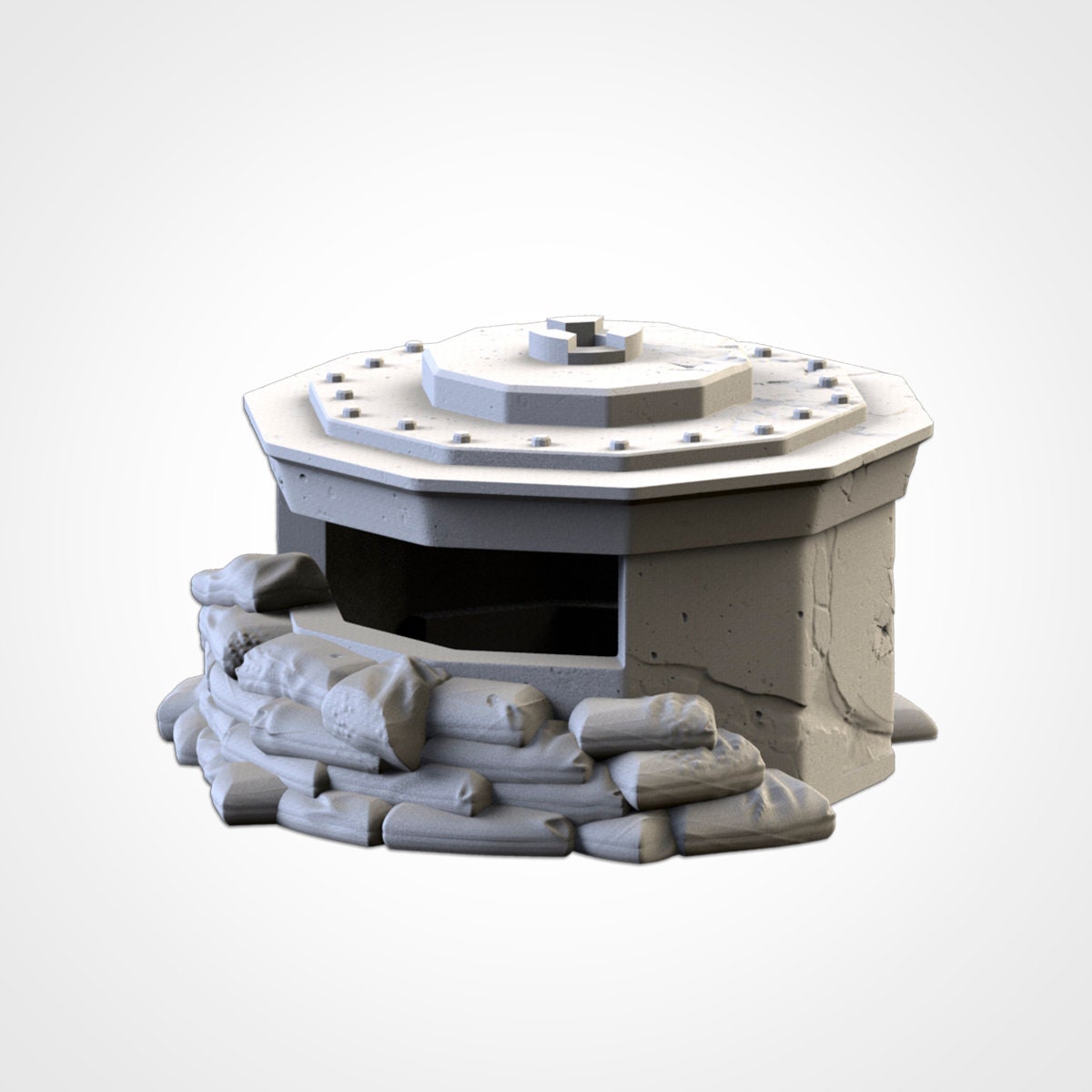 War Bunkers Modular Terrain 15mm 28mm 32mm Wargaming Battlefield ...