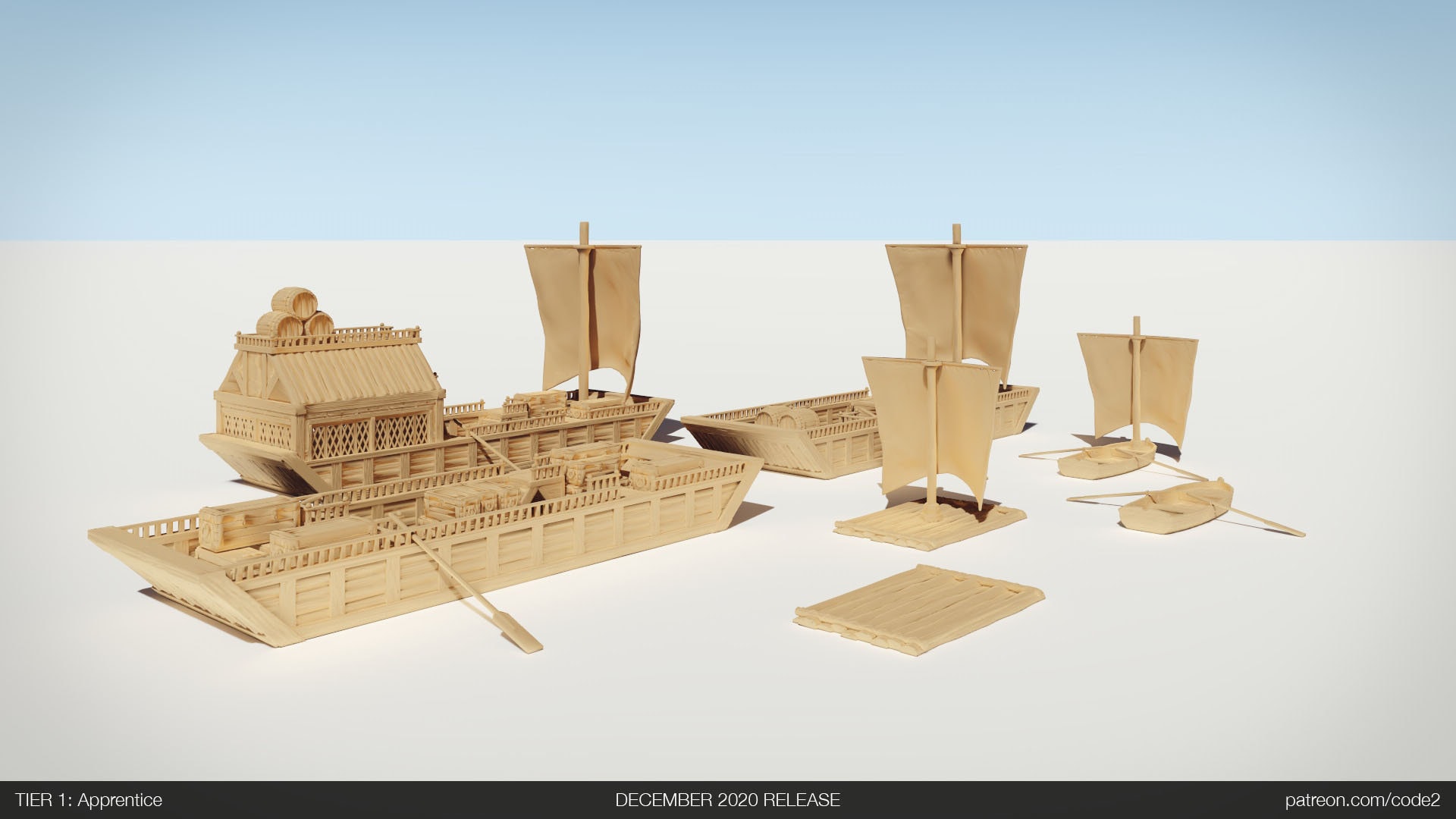 Ultimate Boats Rafts Barges Set Dungeons and Dragons D&D - Etsy