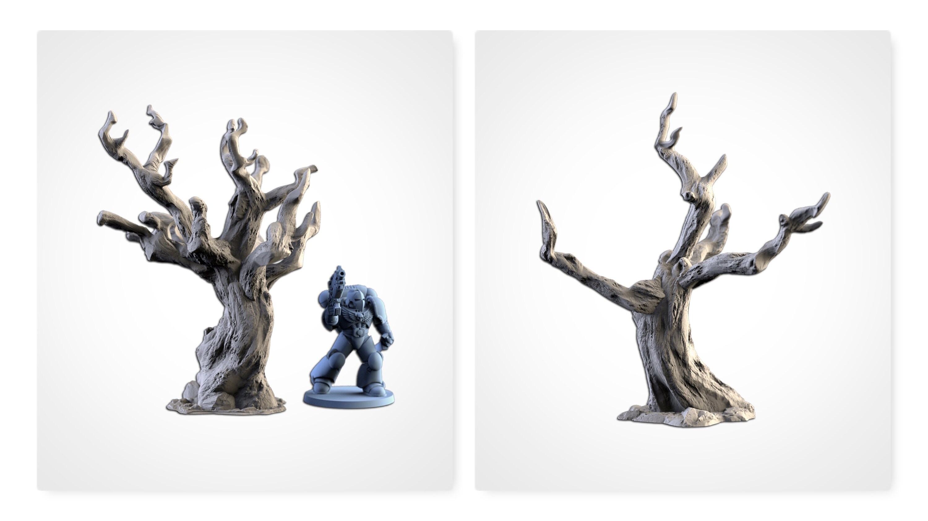 Dead Trees 14 Models by Txarli Factory Post Apocalyptic Wargames Dnd ...