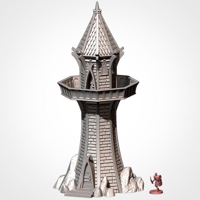 Elven Buildings | Modular Elven Village Terrain | 28/32mm RPG Dnd ...