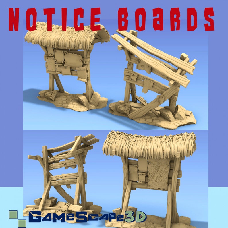 Notice Board by Gamescape3d Dungeons and Dragons D&D Wargames Dnd ...