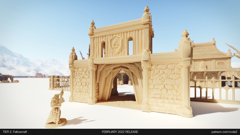 Medieval Fantasy Stables Terrain | 15mm 28mm 32mm Dnd Tabletop Building ...