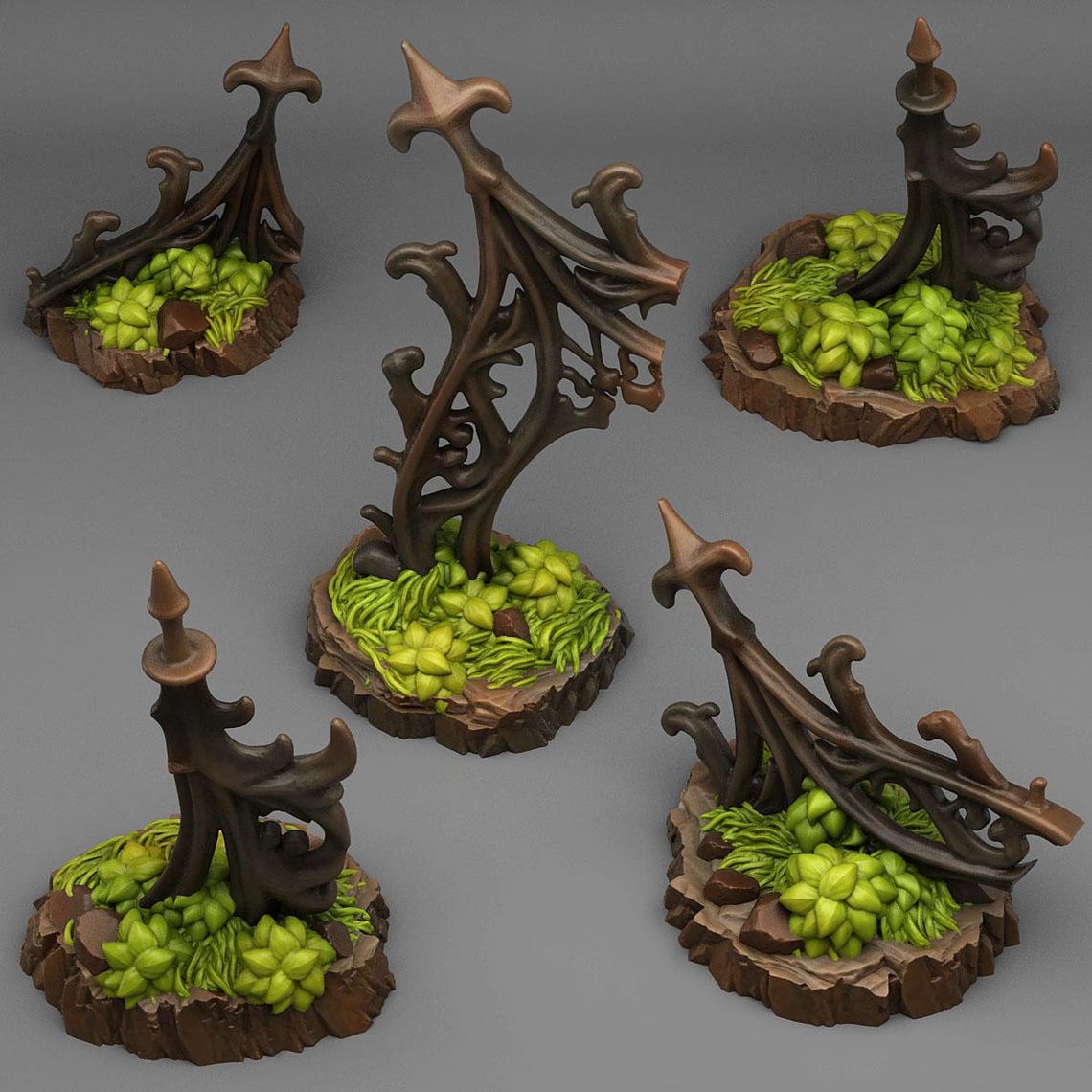 Ruins Scatter Terrain | Modular Broken Walls | Gothic Gate | 28–32mm ...