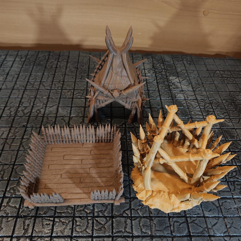 Orc Watchtower Terrain Outpost Dungeons and Dragons 15mm 28mm 32mm ...