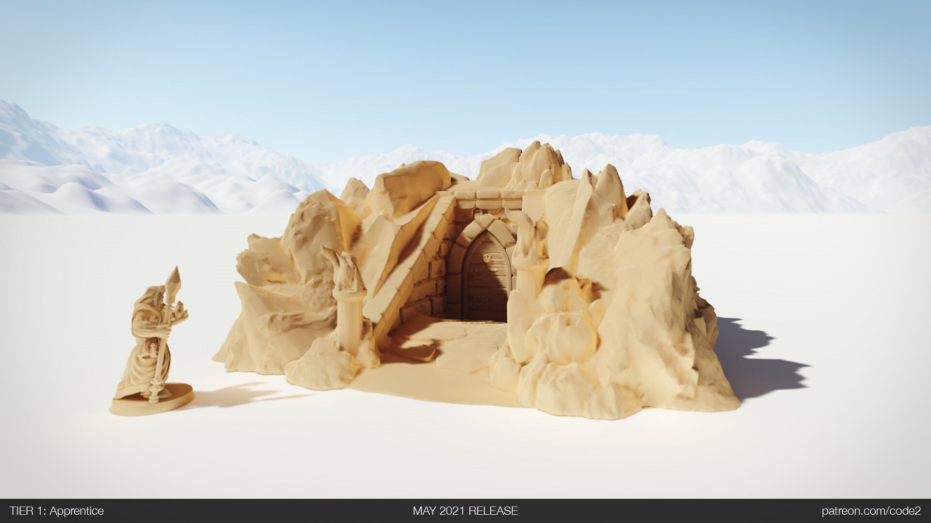 Underground Entrances | Modular Cave & Underdark Terrain | 28/32mm RPG ...