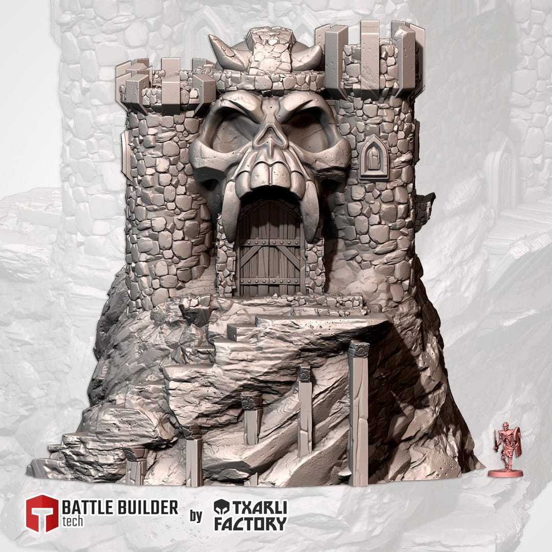 The Skull Castle Castle by Txarli Factory | Post Apocalyptic | Wargames ...