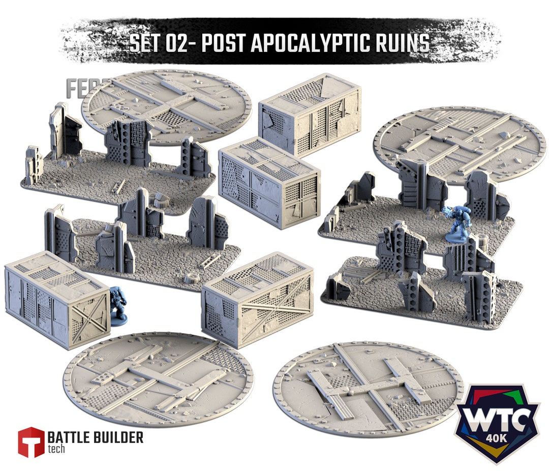 Post Apocalyptic Ruins Set 2 by Txarli Factory | Post Apocalyptic ...