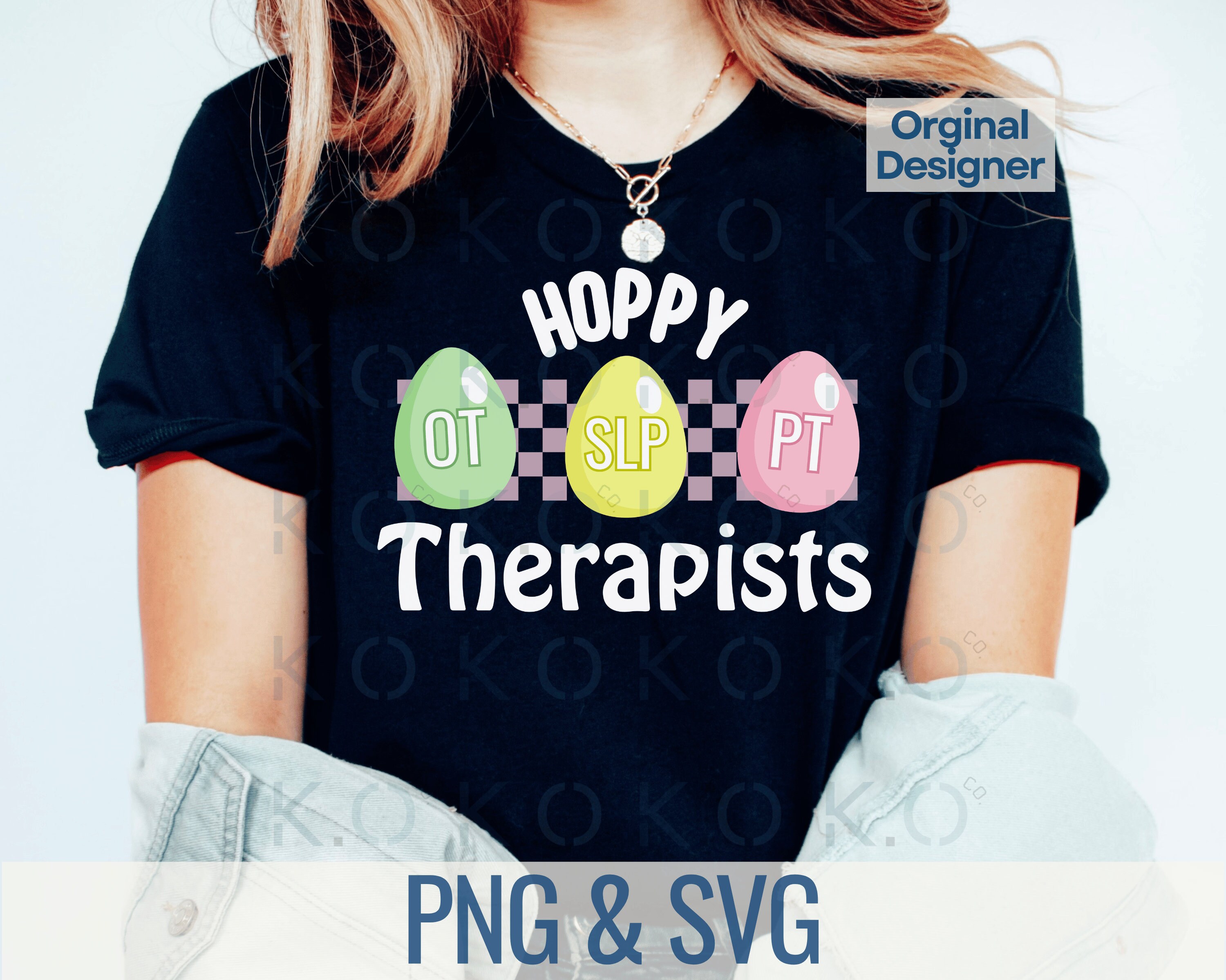 Therapist PNG, Retro Easter Png, Easter Svg, Easter SLP Png, OT ...