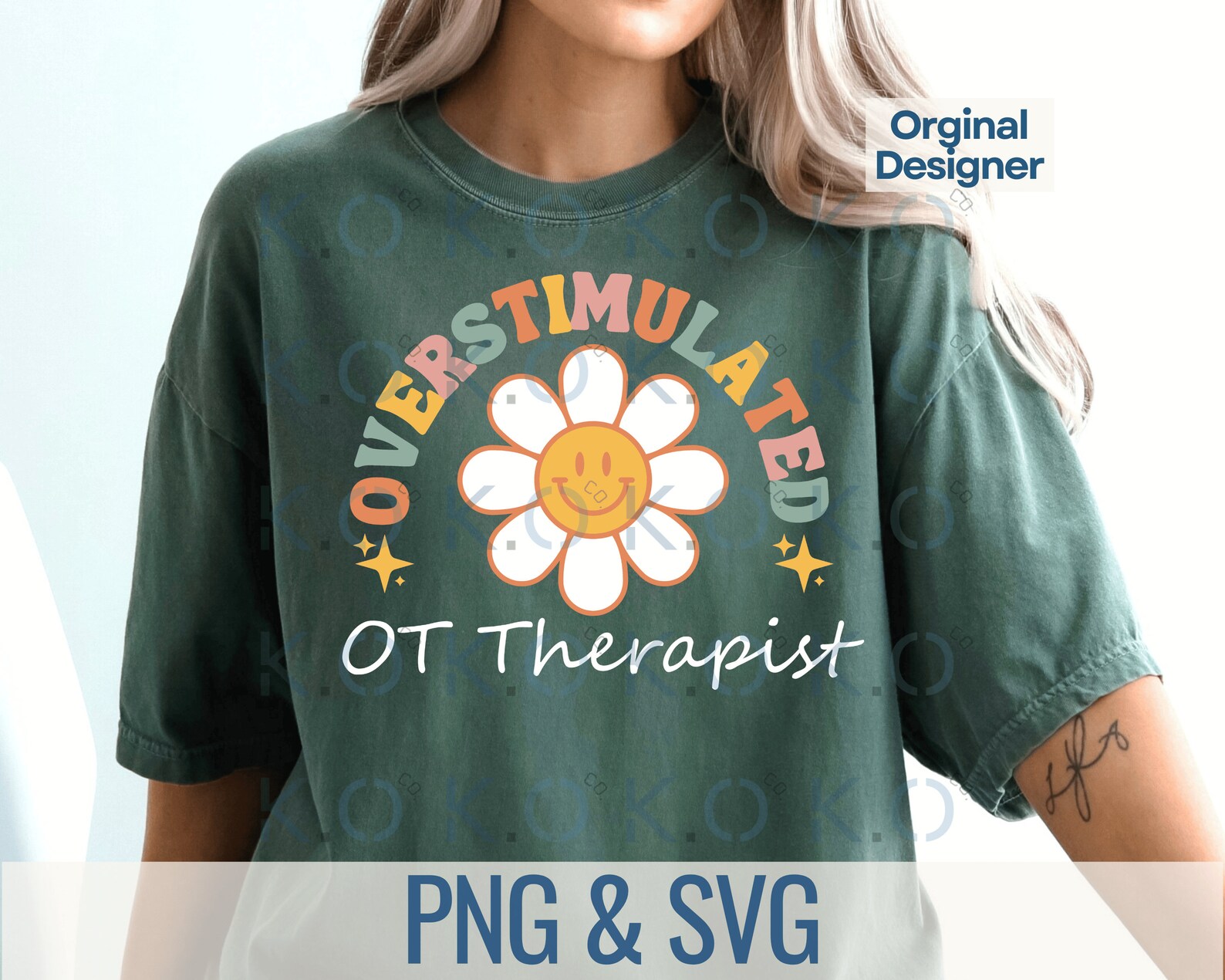 Over Stimulated OT Svg, Occupational Therapy Png, Occupational Therapy ...