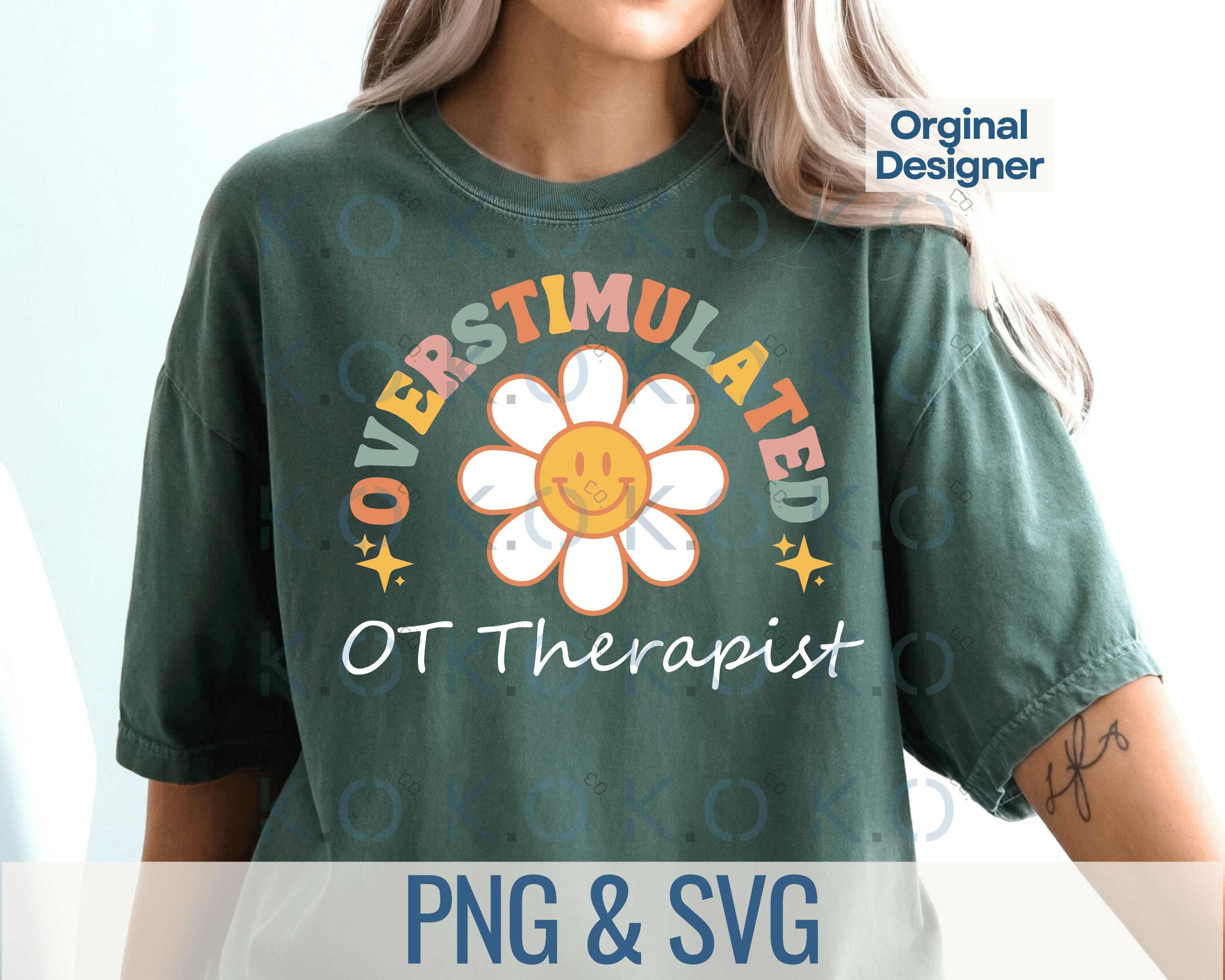 Over Stimulated OT Svg, Occupational Therapy Png, Occupational Therapy ...