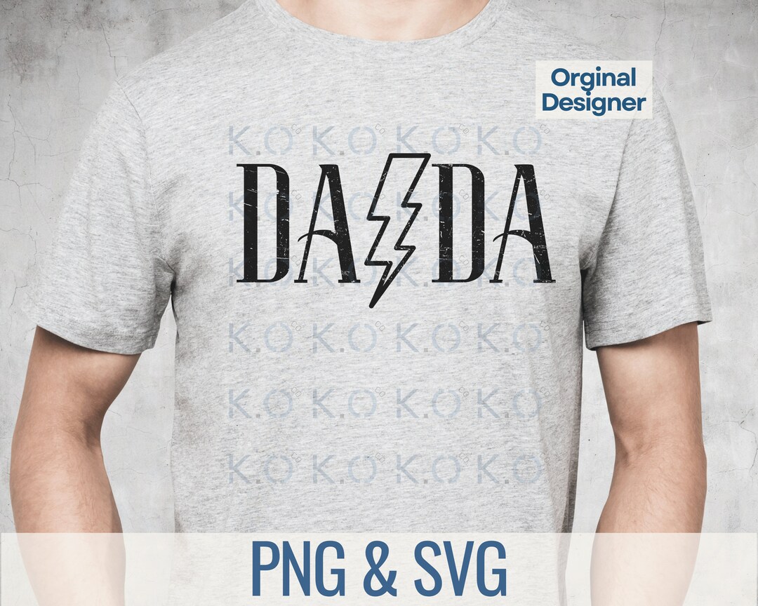 Dada Svg, Rad Dad, Dad Shirt Designs PNG, Dada Png, Father's Day Svg ...