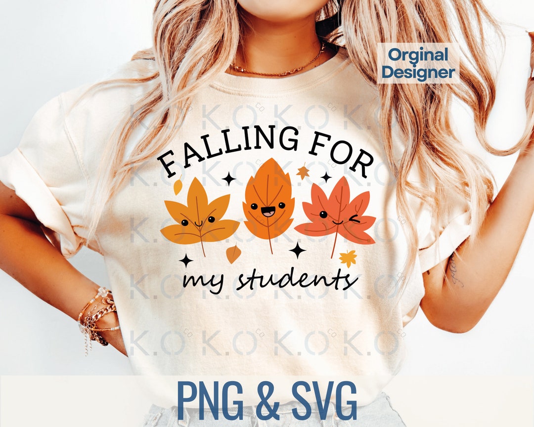 Fall Teacher Png, Autumn PNG Sublimination Teacher Png, Fall Teacher ...