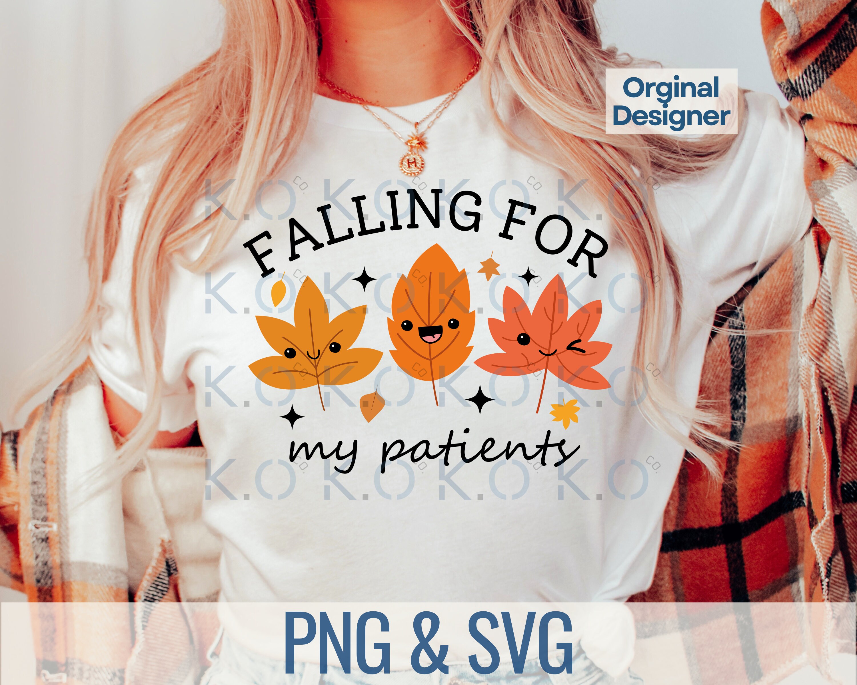 Fall Nurse PNG, Cute Autumn Leaves Design (digital Download) - Etsy