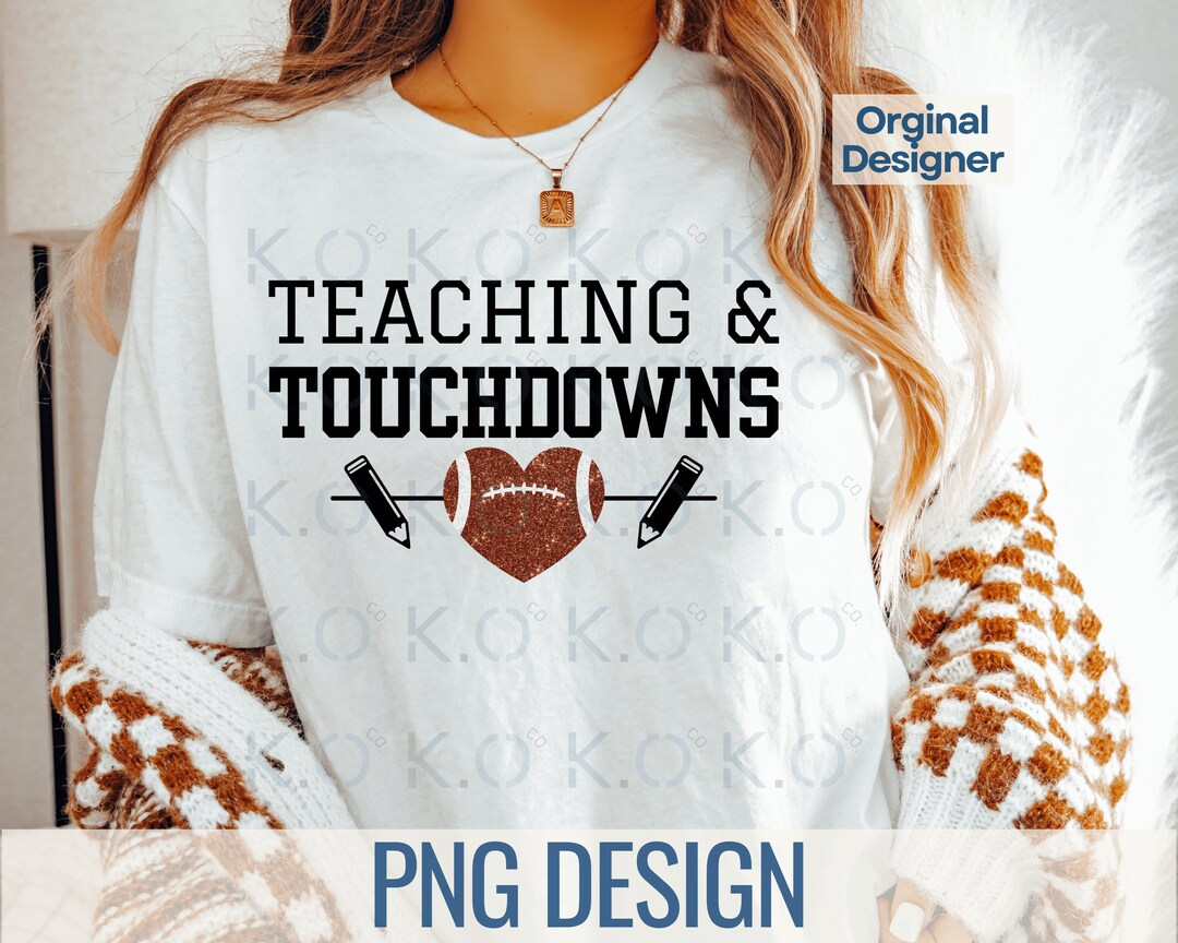 Fall Football Teacher PNG Design (digital Download) - Etsy