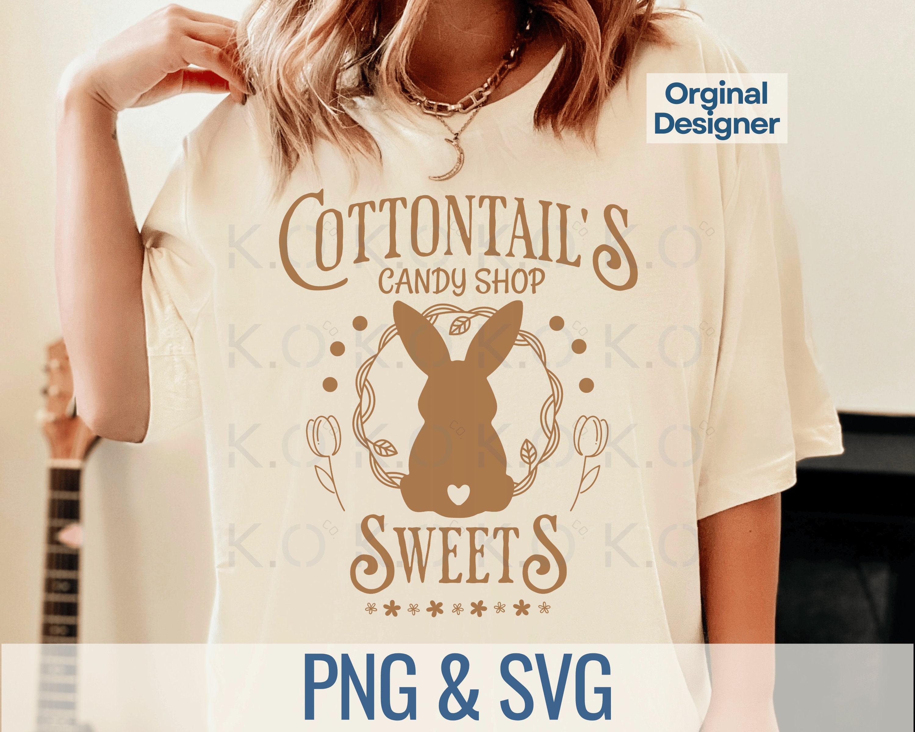 Cottontail Candy Easter Bunny Svg, Cottontail Rabbit Png, Easter PNG Sublimination, Bunny Png ...