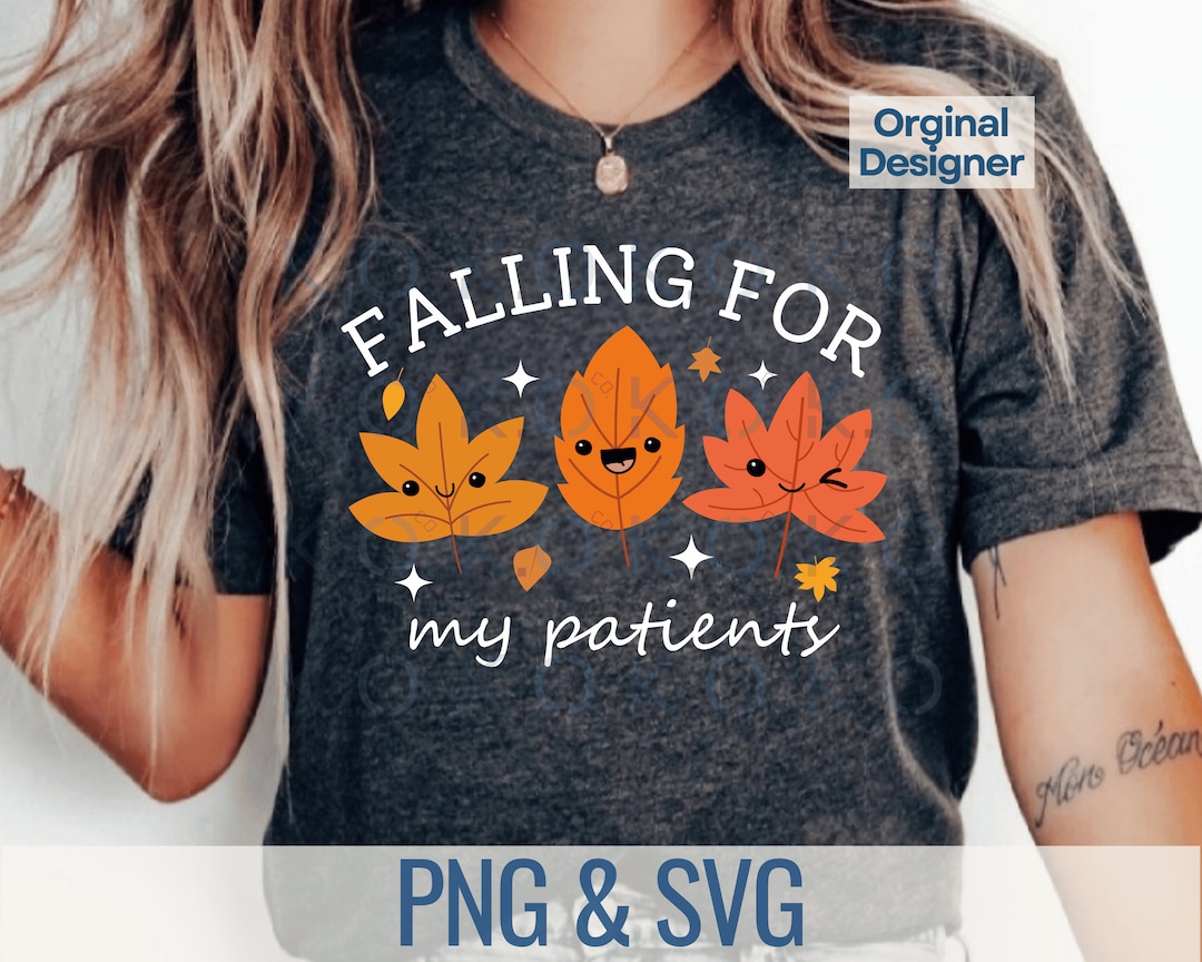 Fall Nurse Png, School Nurse Fall Png, Cute Nurse Svg, Autumn Png, LPN ...