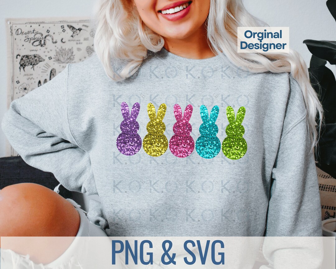 Easter Peeps Svg, Peeps Png, Easter PNG Sublimination, Bunny Png ...